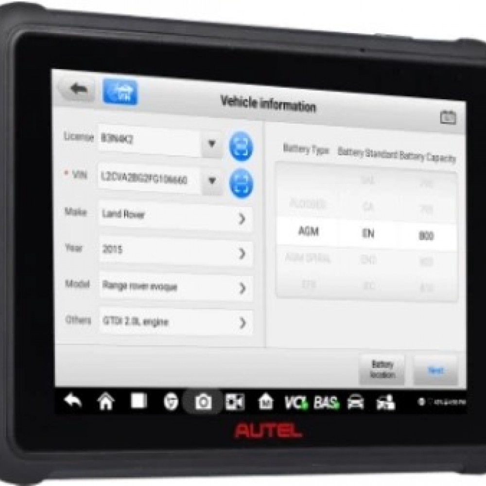 Autel Maxibas BT609 Arıza Tespit ve Akü Test Cihazı